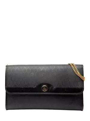 DIOR Christian Dior Honeycomb Coated Canvas Chain Crossbody Bag