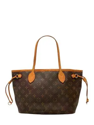 LOUIS VUITTON Monogram Neverfull Pm Tote Bag - Brown