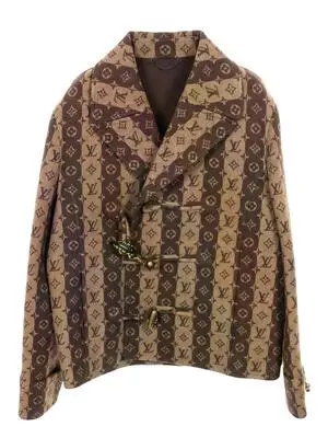 LOUIS VUITTON Monogram Toggle Coat - Neutrals