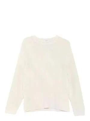 Filippa K Ribbed Knit Dropped Shoulder Sweater - Neutrals