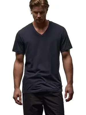 JAMES PERSE Short Sleeve V-neck Deep
