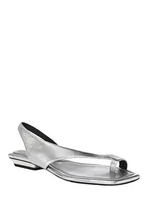 Rag & Bone Liv Slingback Sandals - Silver