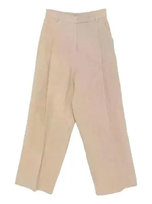 N°21 Pleated Wide-leg Trousers - Neutrals