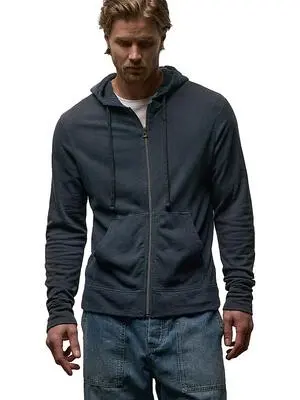 JAMES PERSE Vintage French Zip Up Hoodie - Deep