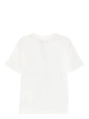 EVISU Logo-embroidered Seagull T-shirt - White