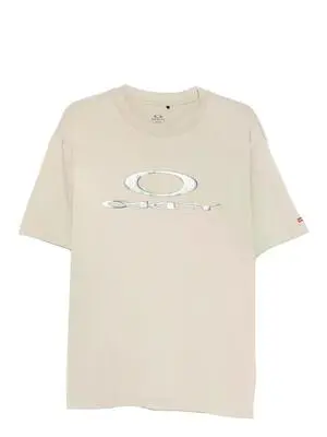Oakley Logo-print T-shirt - Neutrals