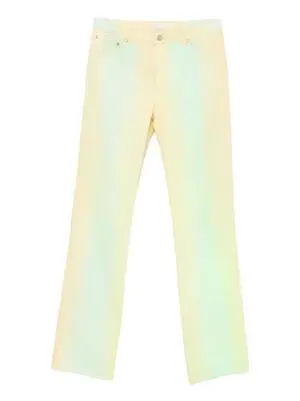Roberto Cavalli 2000s Ombre-effect Straight Leg Trousers - Yellow