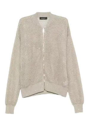 Fabiana Filippi Sequin Embellished Cardigan - Neutrals