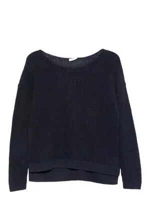 AKRIS Akris Punto Open-Knit Boat-Neck Sweater