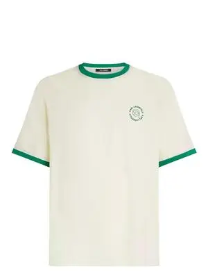 Karl Lagerfeld Ikon Circle Logo T-shirt - Neutrals