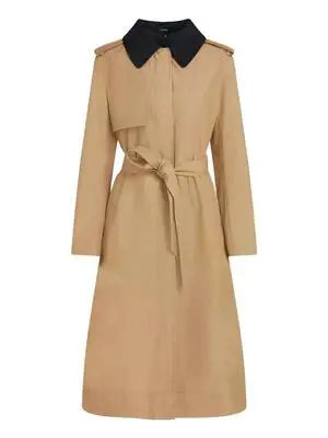 Karl Lagerfeld Belted Trench Coat - Neutrals
