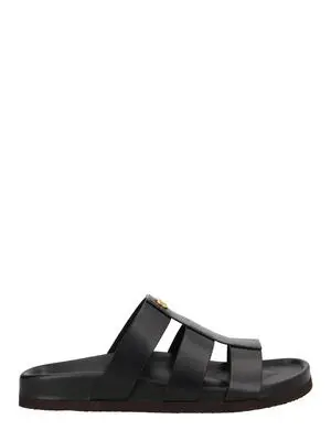 Valentino Garavani Studshield Slides - Black