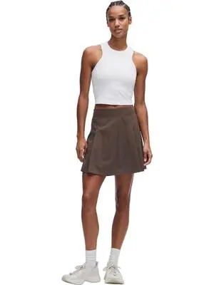 Lululemon A-Line Side-Pleat Tennis Skirt Pinecone