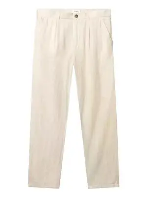 GABBA Gab Napoli 19 Pleated Trousers - Neutrals