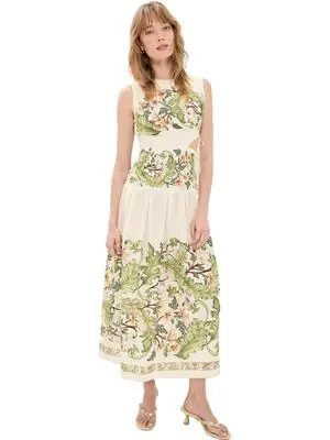 AGUA BENDITA Agua By Agua Bendita Floral Maxi Dress