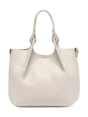 GIANNI CHIARINI Dua Textured Leather Shoulder Bag - Sabbia
