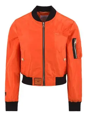 BOMBERS Original Nylon Bomber Jacket - Orange