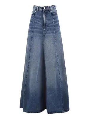ICON DENIM LOS ANGELES Oversized Maxi Skirt - Eclipse