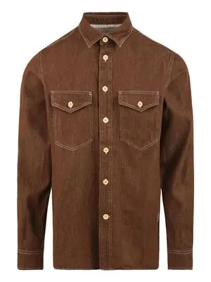 Paul Smith Recycled Cotton Denim Workwear Jacket - Rinse Wash