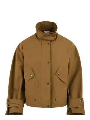 ASPESI Aspesi Short Lightweight Jacket With Neck Closure Detail