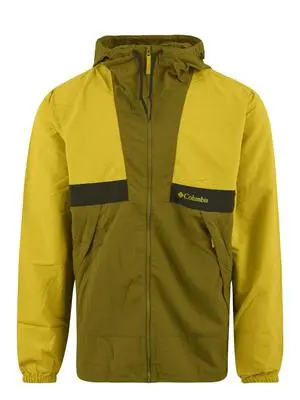 Columbia Spire Valley Hooded Waterproof Shell Jacket - Antique Moss/mossy Green