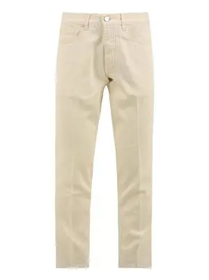 DON THE FULLER Carrot Fit Jeans - Ecru''