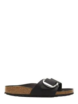 BIRKENSTOCK Big Buckle Madrid Slides - Black