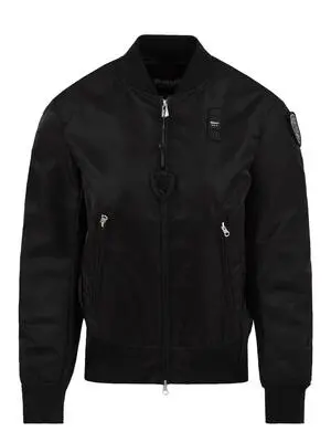 BLAUER. Padded Jacket With Zipper Closure - Nero