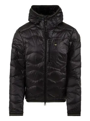 BLAUER. Padded Down Jacket - Nero
