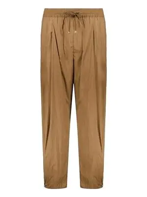 Herno Drawstring Waist Polyamide And Elastane Pants - Brown