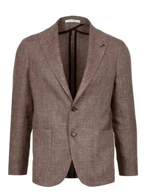 Tagliatore Single-breasted Blazer - Camel