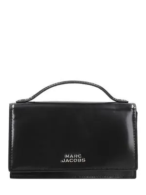 Marc Jacobs Glossy Brushed Leather Bag - Nero