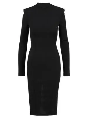 ANIYE BY Aniye By Midi Dress With High Collar And Long Sleeves