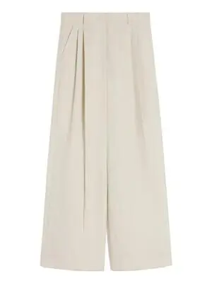 Max Mara Wide Leg Trousers - Beige