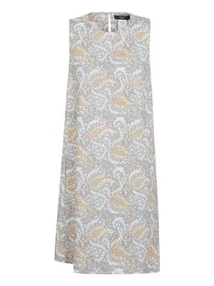 Max Mara Printed Sleeveless Blouse - Clear Blue