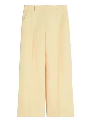 Max Mara Palazzo Pants - Yellow
