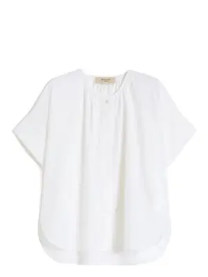 Max Mara Short Sleeve Blouse - White
