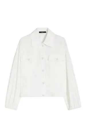 WEEKEND Wkiorigano Shirt With Button Up And Pocket Details - Ivory