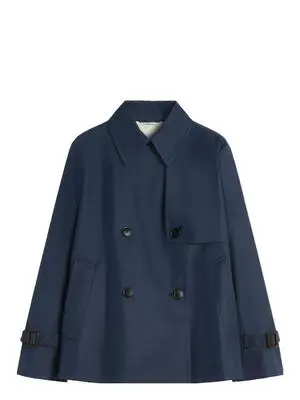Max Mara Max Mara Weekend Biiglia Trench Coat Blue