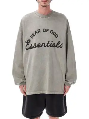 Fear Of God Long Sleeve Cotton Jersey Graphic Print T-shirt - Faded Seal