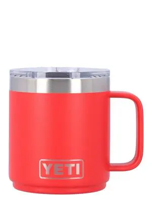 YETI Rambler 10 Oz Stackable Mug With Durasip™ Ceramic Lining - Rescue Red