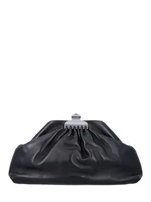 MARC JACOBS Marc Jacobs Medium Glam Clutch In Smooth Leather