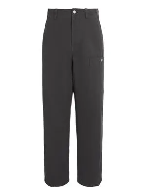 Stone Island Slub Cotton Cargo Trousers - Grey