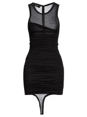 Dsquared2 Sleeveless Crewneck Mini Dress - Black