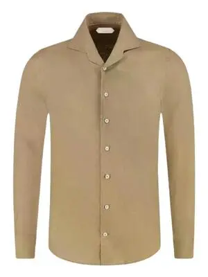 AURELIEN Seaside Popover Linen Shirt - Neutrals