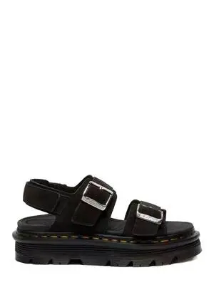 Dr. Martens Zebzag Buckle-strap Sandals - Black