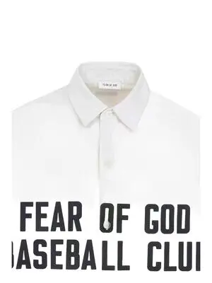 Fear Of God Logo-print Shirt - Neutrals