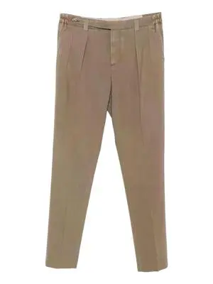 MARIANI Pleated Waistband Trousers - Neutrals