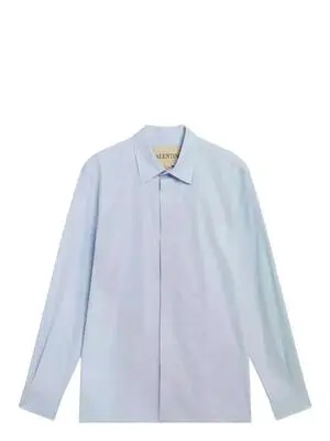 Valentino Garavani Vlogo Long-sleeve Shirt - Blue