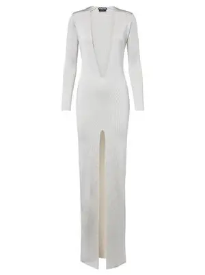 TOM FORD Knitted Gown - Grey